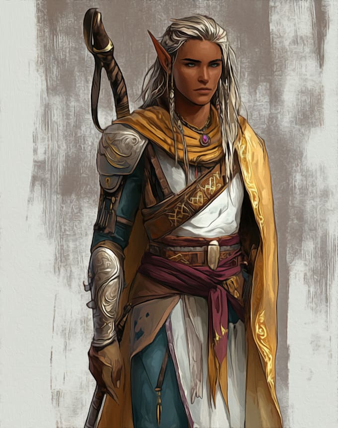 Draw your dnd character art by Collinabaddon | Fiverr