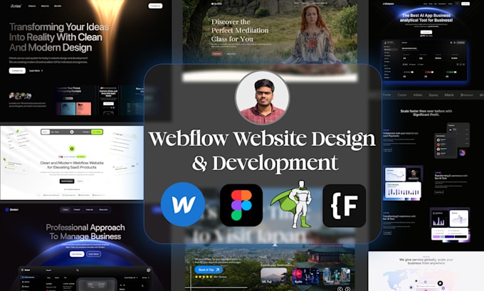 Build interactive webflow website with gsap, figma to webflow, webflow cms by Tanjim_wahid | Fiverr