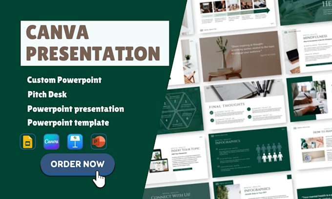 Design redesign canva presentation investor pitch deck slide master ...