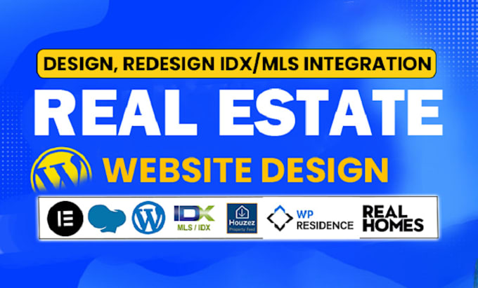 Create your real estate website with idx and mls integrated using houzez theme by Wp_rone | Fiverr
