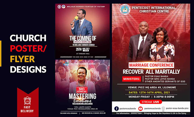 Design standout church poster or church flyer, event poster by ...