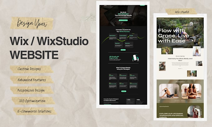 Design and develop a professional wix or wix studio website by ...
