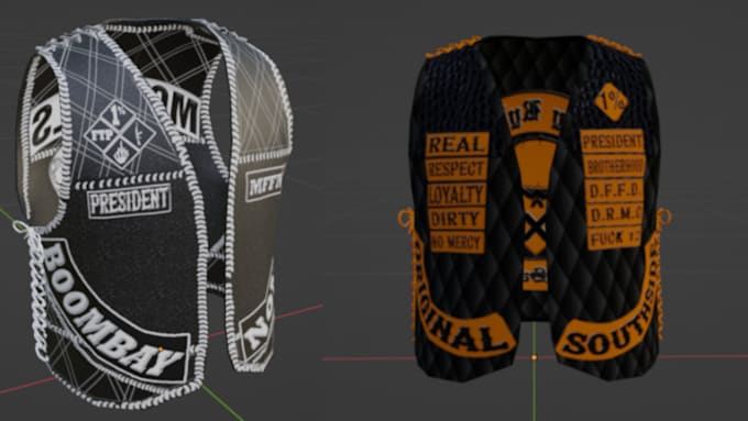 Create custom fivem clothing mc kuttes, biker vests, eup flags by ...