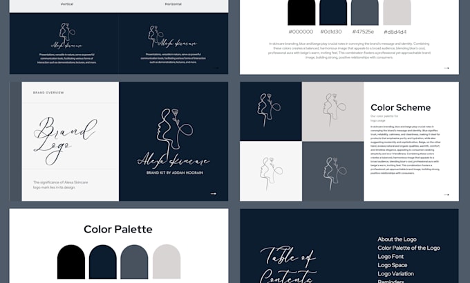 Do custom branding and visual identity brand kit by Hoorainaddan | Fiverr