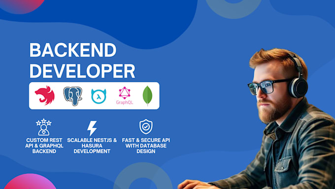 Develop a scalable rest api or graphql backend with nestjs hasura and database by Aakash_jha ...