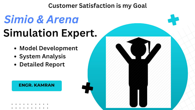 Do industrial simulation on simio, arena software by Arenasimexpert | Fiverr