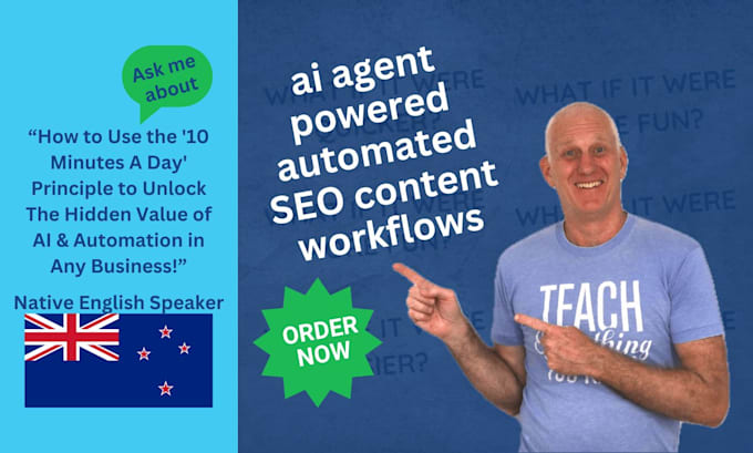 Create ai agent powered automated seo content workflows by Cjclapp | Fiverr