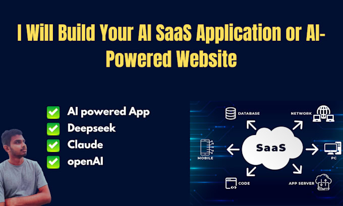 Build your ai saas application or ai powered website by Wpprolahiru | Fiverr