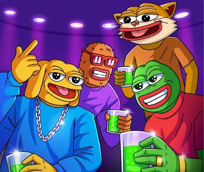 Do crypto meme art, funny meme video, memecoin animation, meme coin, viral memes by Aarizz5 | Fiverr