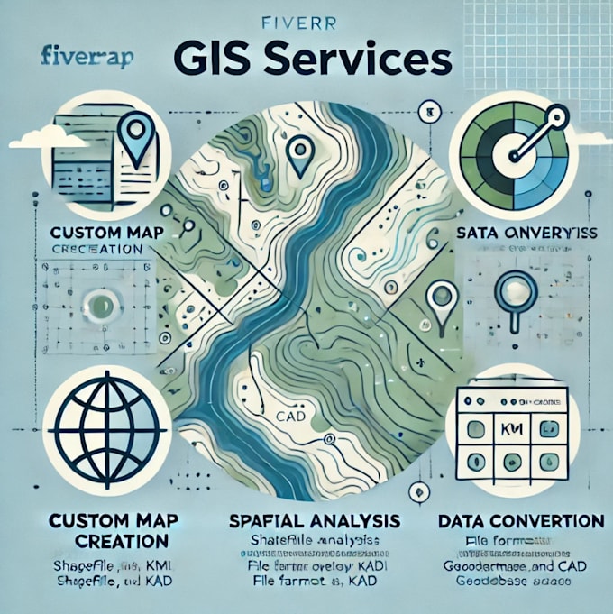 Create Maps And Perform Spatial Analysis Using Gis By Griffinngadi Fiverr