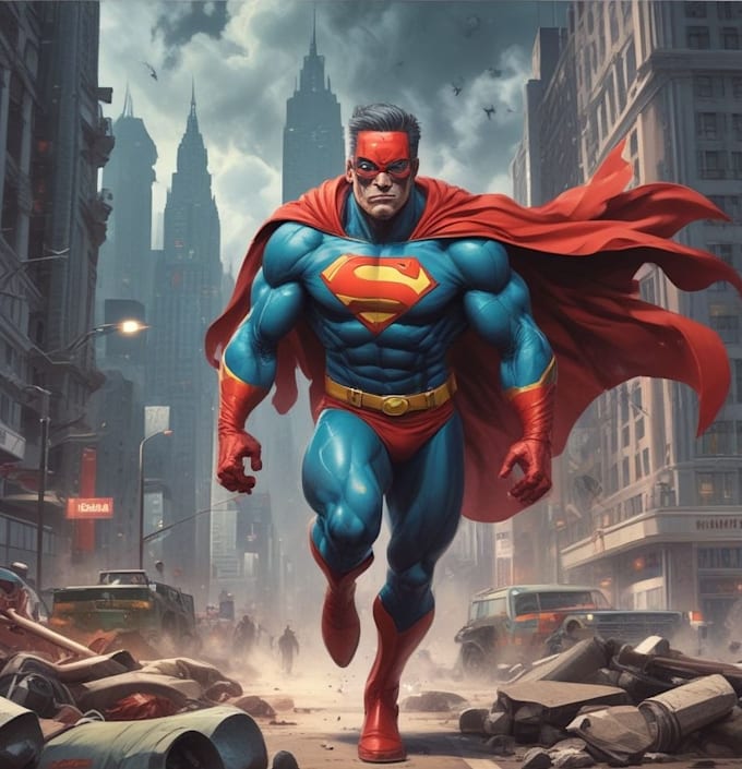Create scifi, fantasy, superhero character design by Touwoul | Fiverr