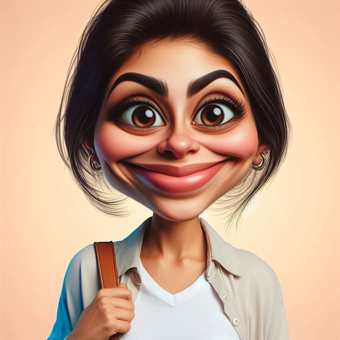 Draw nice style cartoon caricature as a profile picture by Dourguson ...