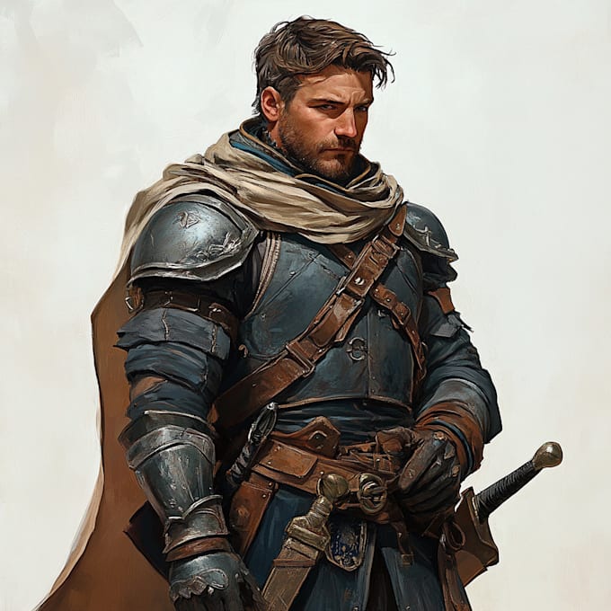 Draw dnd character art and dnd character art by Grusthig | Fiverr