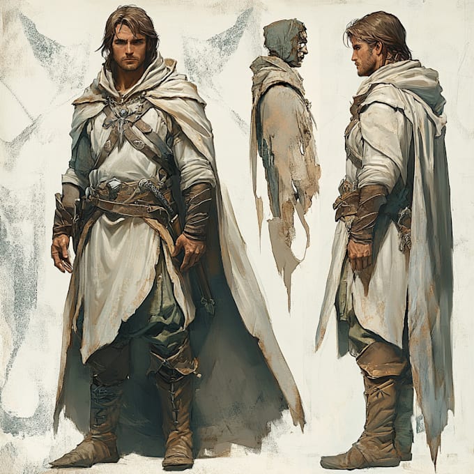 Make dnd character art and dnd character art by Bidrase | Fiverr