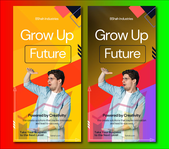 Design seminar and conference roll up banner, poster, billboard ...