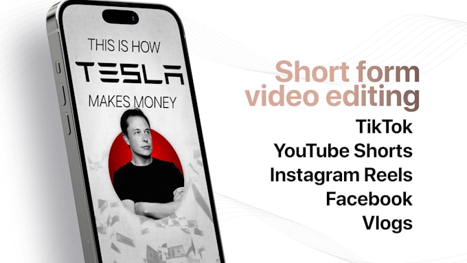 Do short form video editing for tiktok, instagram reels, yt shorts with ...