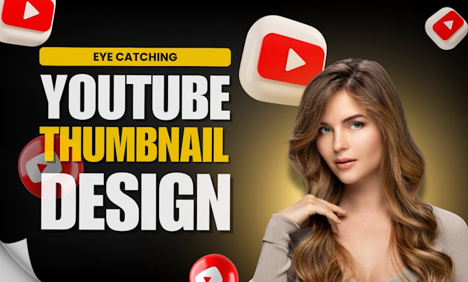 Design an eye catching youtube thumbnails by Mikujune | Fiverr