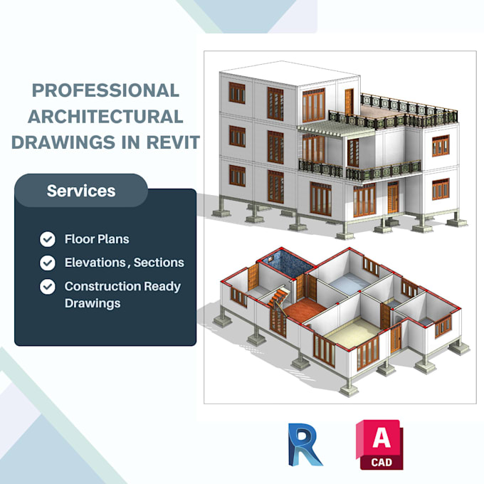 Do your 2d architectural drawings by Magic_studio_ | Fiverr