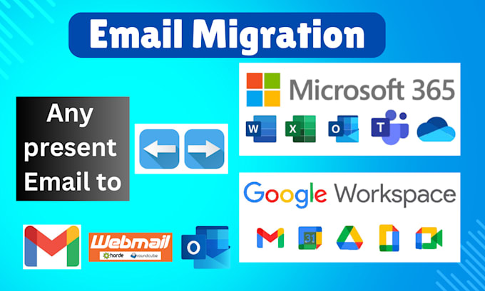 Email migration to google workspace, microsoft 365, outlook by Hasem ...