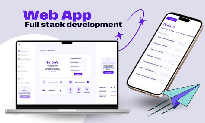 Create your full stack webapp ui ux design and software by Sophiashz | Fiverr