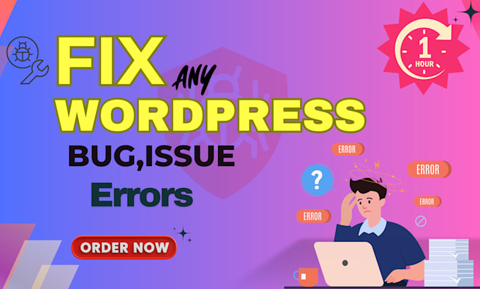 Fix any wordpress errors, bugs, and issues quickly by Farukcyberpro | Fiverr