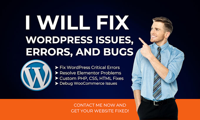 Fix Wordpress Issues Errors Bugs And Woocommerce Problems By