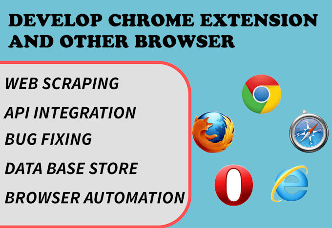 Build browser extension firefox web scraping google chrome data chrome extension by Malljonny ...