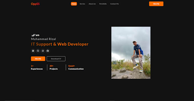 Build a custom landing page with laravel and javascript by Muhammad_rizal4 | Fiverr