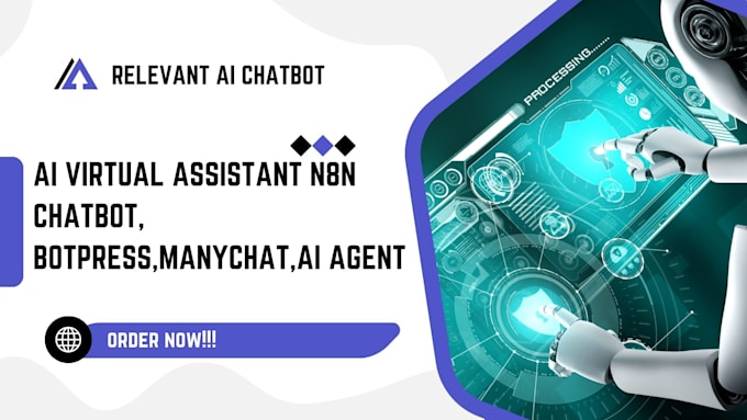 Build relevant ai chatbot n8n saas ai chatbot gen ai voiceflow botpress by Ezekielteam90 | Fiverr
