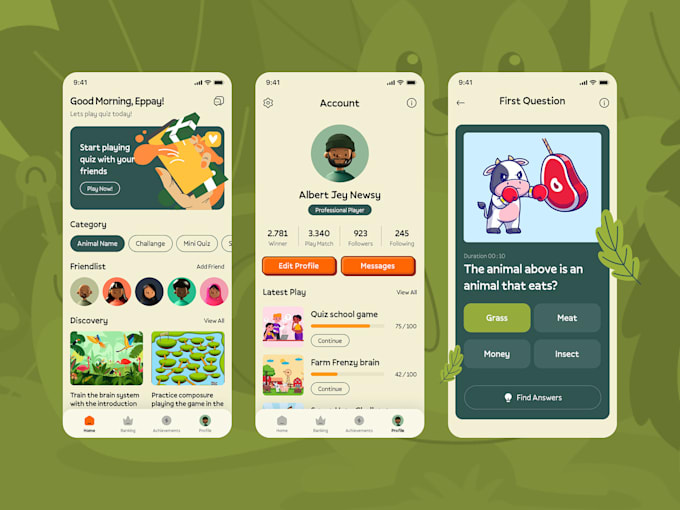 Develop quiz app, ai quiz app, quiz game, trivia quiz app by Muzhir_0 | Fiverr