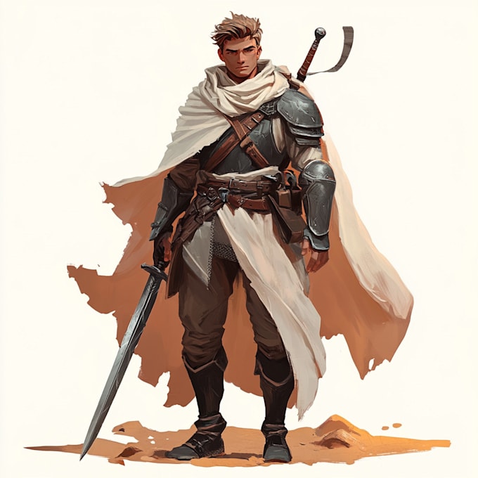 Draw character art and dnd character by Lilaevans6 | Fiverr