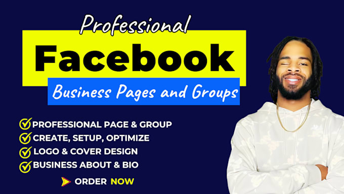 Create facebook business page and setup, fb group, social media setup ...