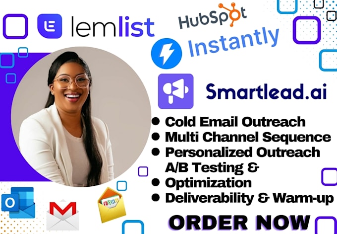 Instantly ai cold email outreach lemlist clay com smartlead ai hubspot crm yotpo by Charlotte ...