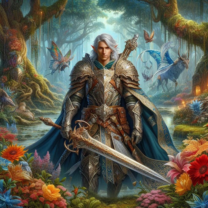 Design an fantasy dnd character art and dnd character by Warrenush | Fiverr