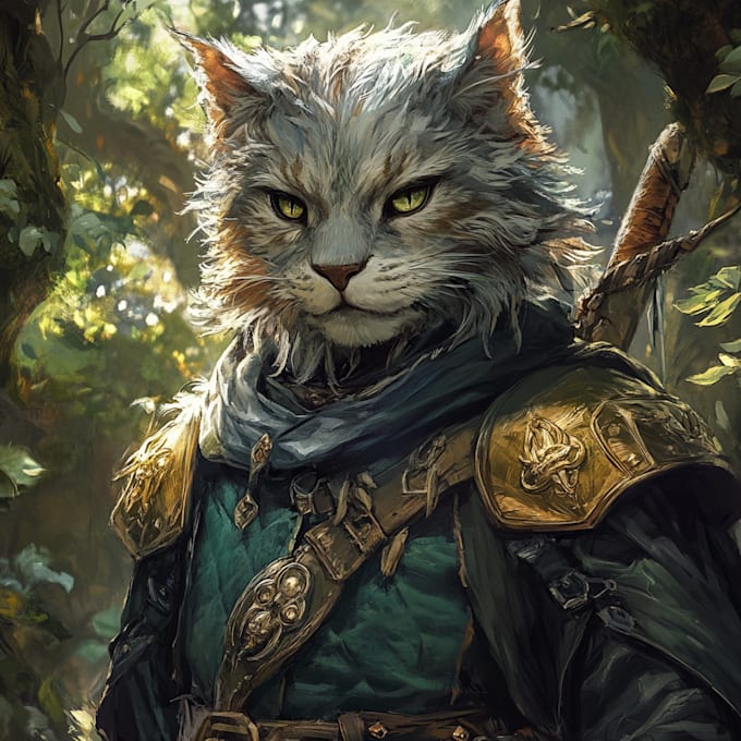 Make a awesome dnd character art and dnd character art by Kevintubs ...