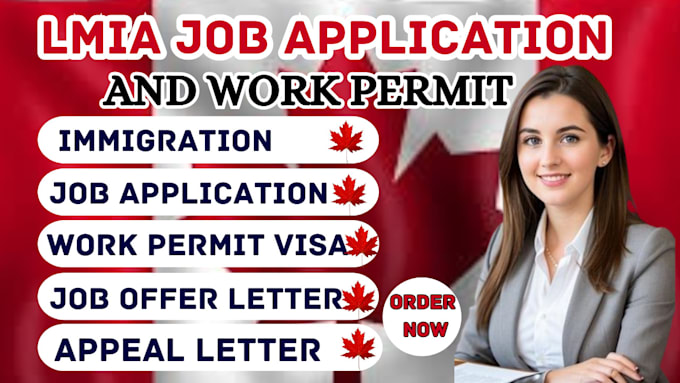 Apply for lmia job with job offer letter, work permit, job search visa in canada by Patricia ...