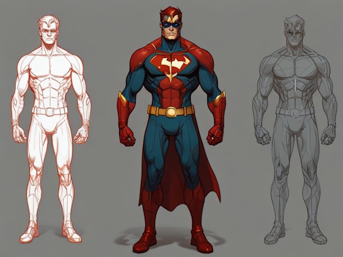 Create concept art superhero character design for comics by Vonessoyd ...