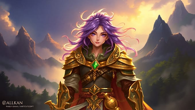 Create original character design and concept art for you by Okeviason ...