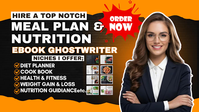 Be your nutritionist, diet planner, meal planner, weight gain ebook ...