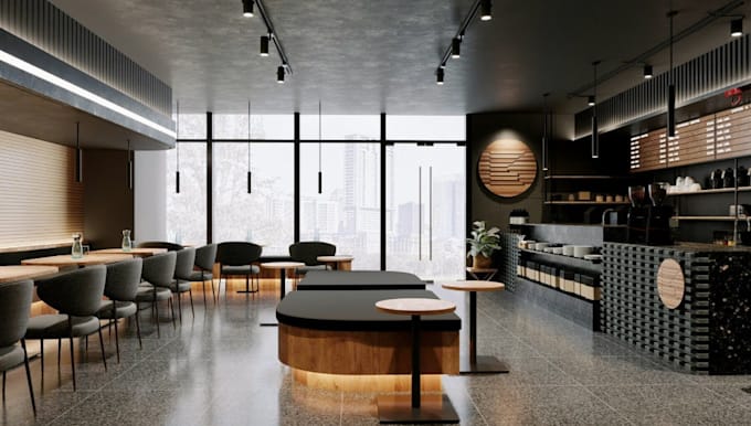 Remodel 3d building,commercial workspace,photorealistic design,8k ...