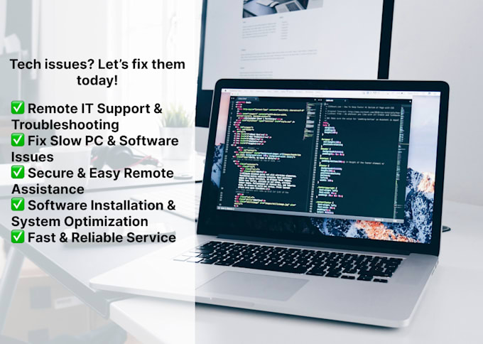 Fix pc issues and provide remote it support by Ludofreelance | Fiverr