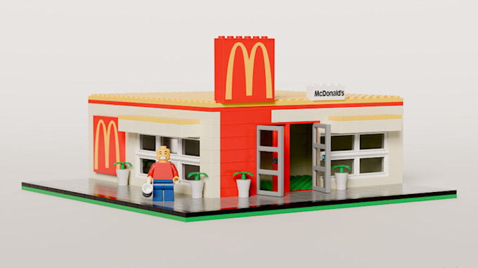 Create a custom lego model minifigure lego design with any instruction ...