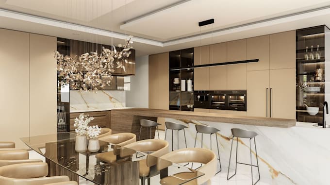 3d modern house,lobby interior design,funiture,lush backyard,cgi room ...