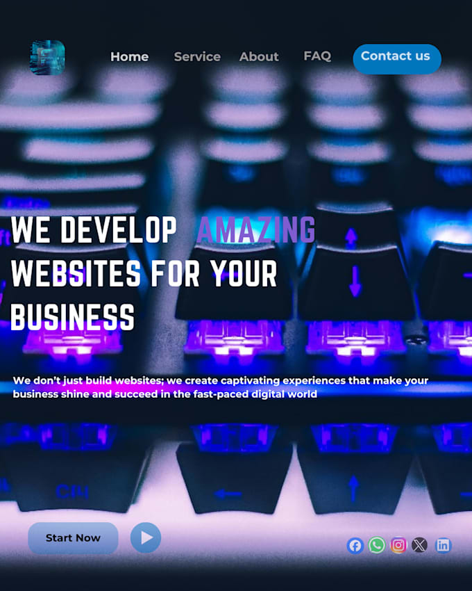 Create a professional website tailored to your needs by Teamfikra | Fiverr