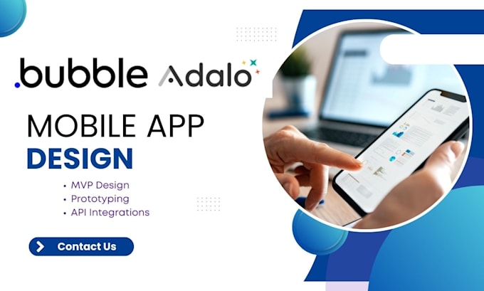 Do bubble io website bubble mvp bubble io expert adalo app design by Borah_szn | Fiverr