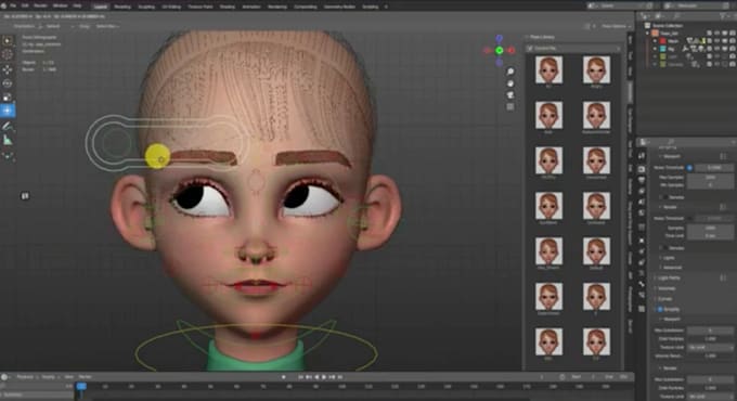 Ue5 face rig,face expressions,arkit54,rig3d for wonder dynamic, mixamo,robot rig by Ollabarri ...