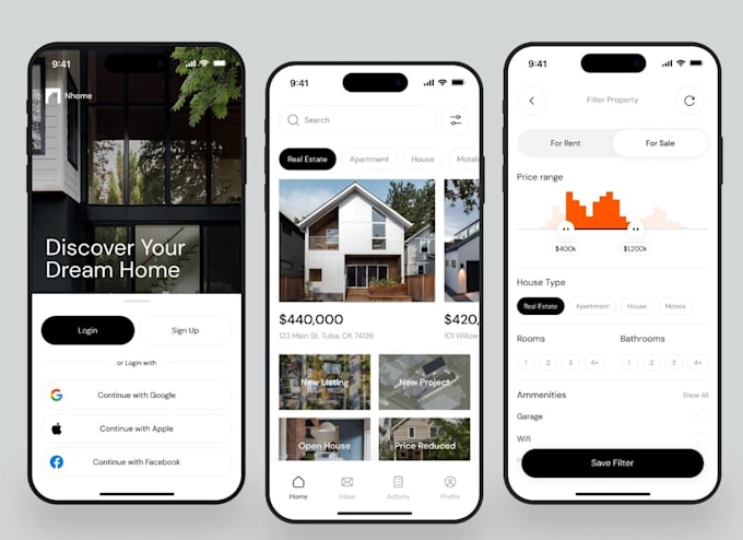Build real estate ar app, real estate app, real estate website by ...