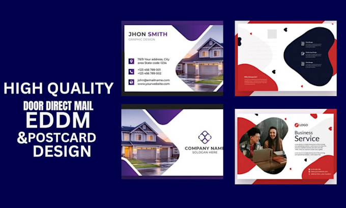 Design eddm postcard, direct mail, flyer, mailer, promotional postcard ...