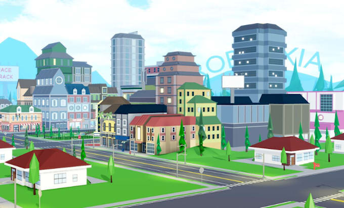 Roblox map builder, map illustration, tycoon map, roblox environments ...