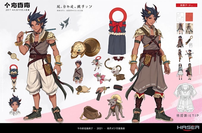 Do character design and concept art for you by Rhylallen | Fiverr
